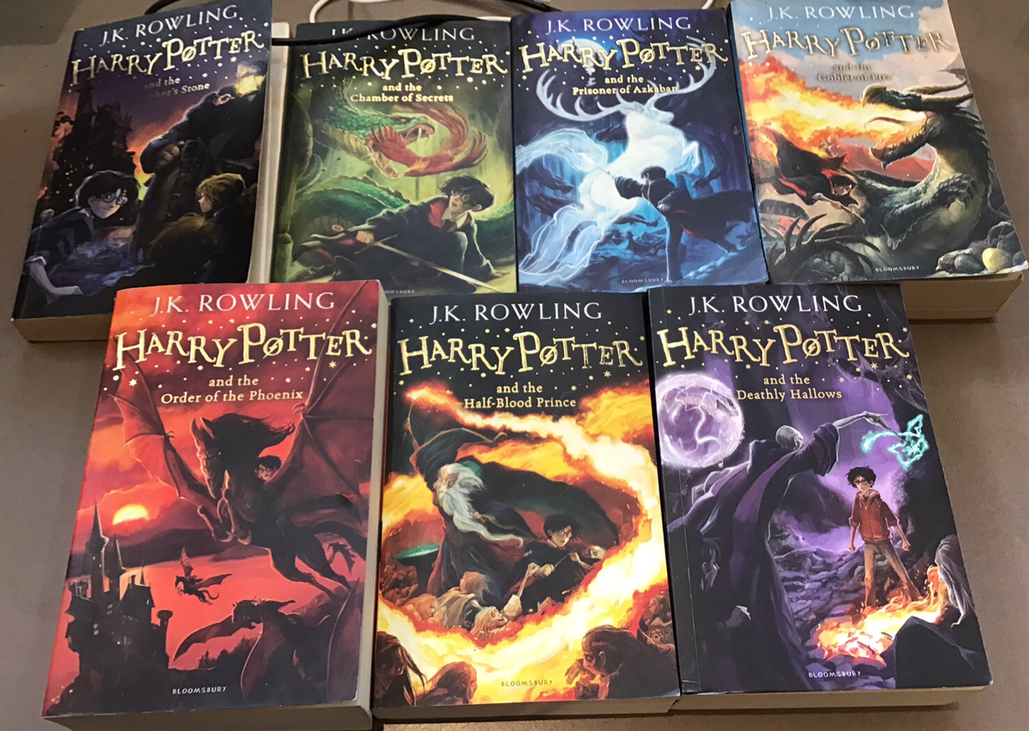 Harry Potter Set: The Complete Collection by J.K. Rowling, Pb Books ...