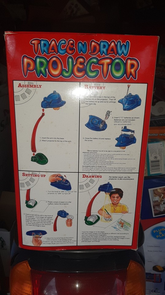 Trace N Draw Projector Fantastiko Vintage Game Toy Doll Figure | eBay UK