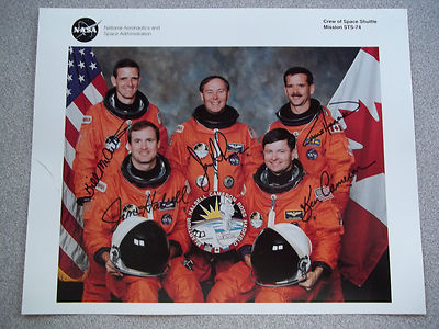 STS-74 Autographed (Autopen) Crew Photo | eBay