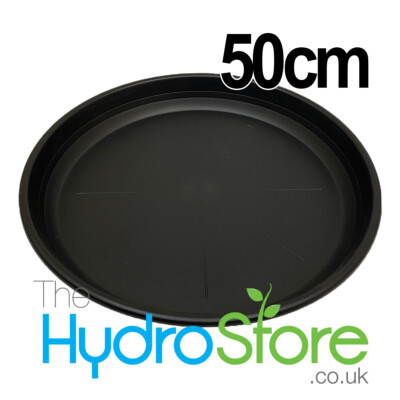 50cm Plastic Round Saucers For Plant Pots Drip Water Tray | eBay UK