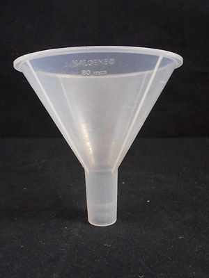NALGENE Polypropylene Plastic 80mm Autoclavable Powder Filling Funnel ...