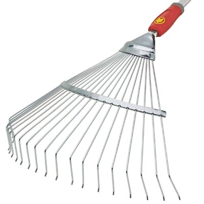 WOLF GARTEN MULTI CHANGE GARDEN SPRINGTINE LEAF GRASS MOSS LAWN RAKE ...
