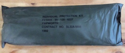 ipk individual protection kit british army nbc shelter tarp survival ...