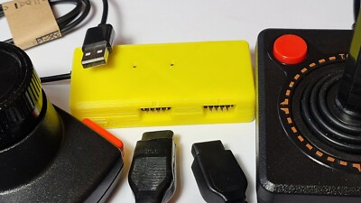 iCode Atari Joystick, Paddle, Driving to USB Adapter 2 ports 2600 7800 ...