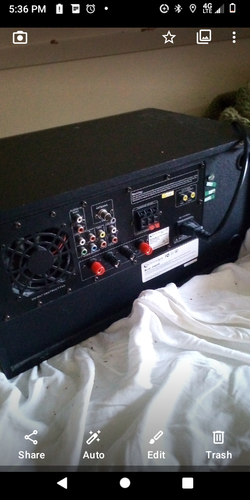 technical pro stereo receiver bluetooth 4000 watt built in subwoofers ...