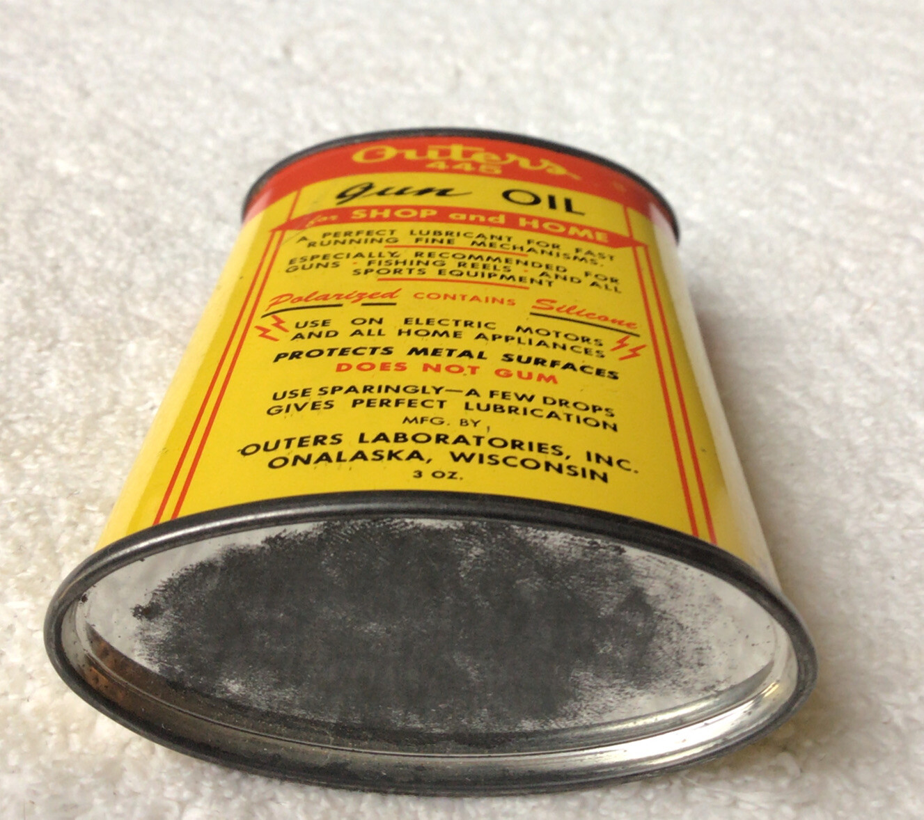 Vintage Outers 445 Gun Oil 3 oz For Firearms Lubricant Handy Can #88 | eBay