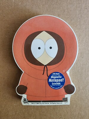 South Park Kenny Magnetic Notepad 1998 Cartoon Comedy Central Sealed | eBay