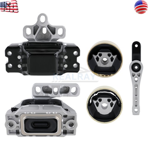 Engine Motor & Trans Mount Set 5PCS subframe For VW Jetta Golf Passat ...
