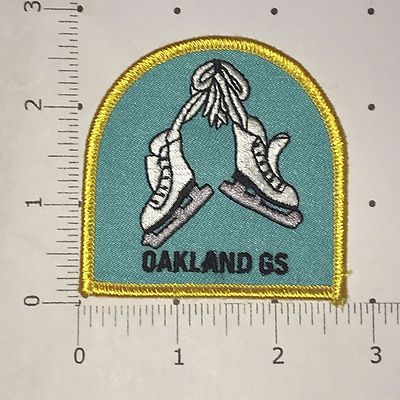 Oakland GS Patch - Girl Scouts - Ice Skating | eBay