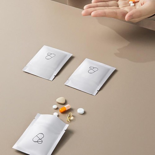 Mini Pill Dispenser Bags Travel Medicine Bag Container Medication ...