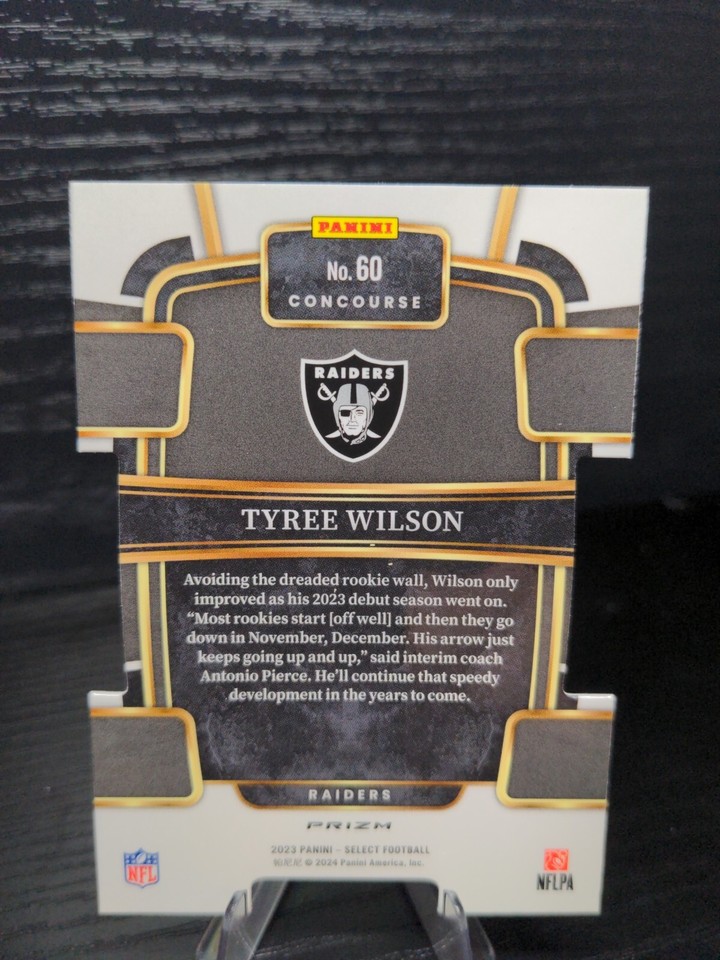 2023 Select Tyree Wilson Rookie Concourse Die-Cut Silver Prizm Premier ...
