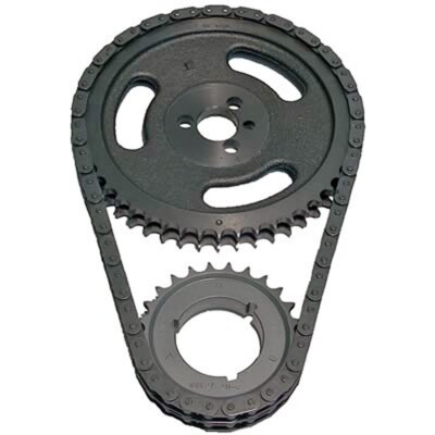 1966-95 BBC BIG BLOCK CHEVY DOUBLE ROLLER TIMING CHAIN SET 396 402 427 ...