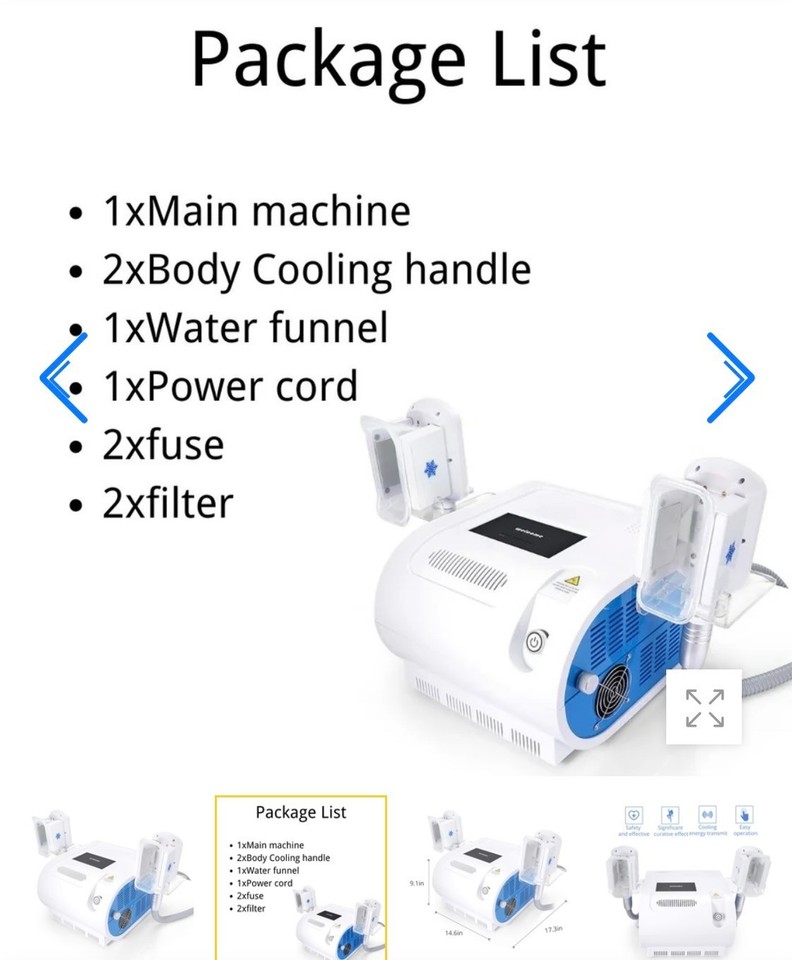 fat melt cryo fat freezing machine fat freezing EUC with two Handles | eBay