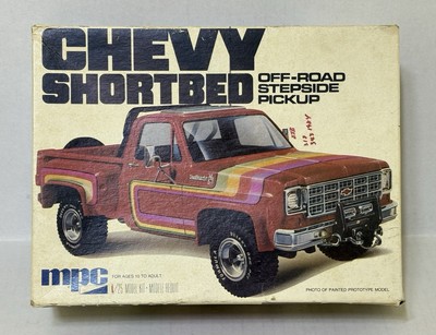 Vintage 1978 MPC 1/25 78 Chevy 4x4 Shortbed Stepside Off Road Pickup ...