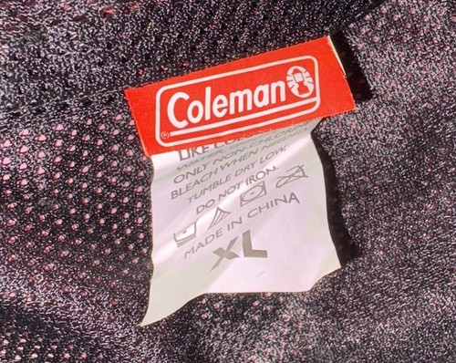 Coleman Pet Dog Rain/Reflective Coat Jacket Vest/Hat Camping Size L Red ...