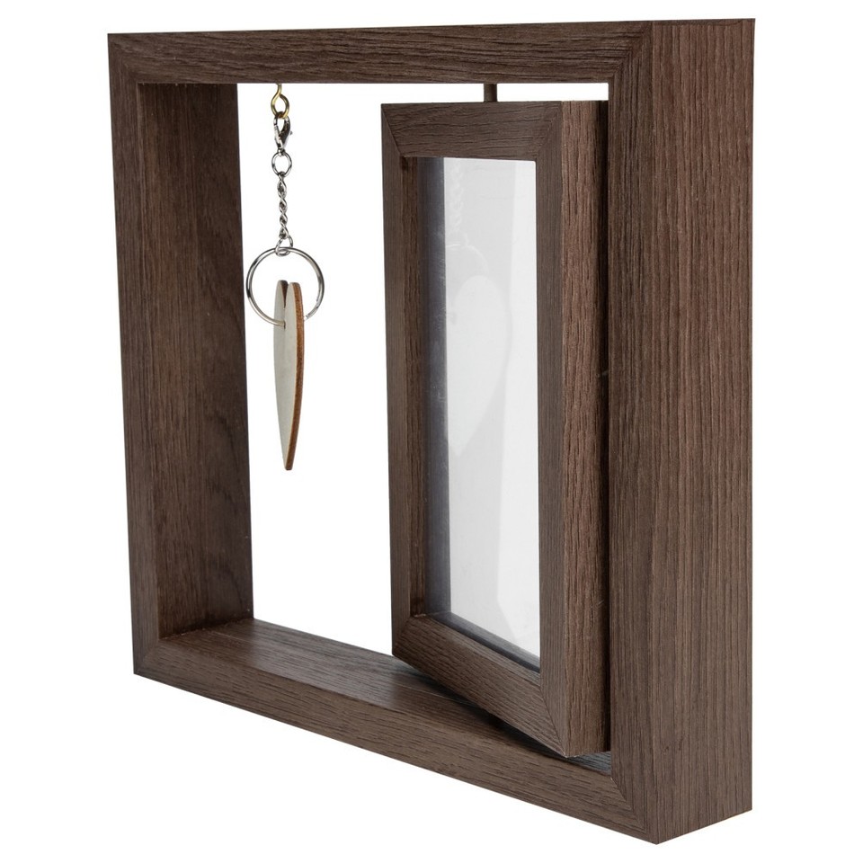 Picture Frame Rotating Photo Memorial Frames Double-sided Display ...