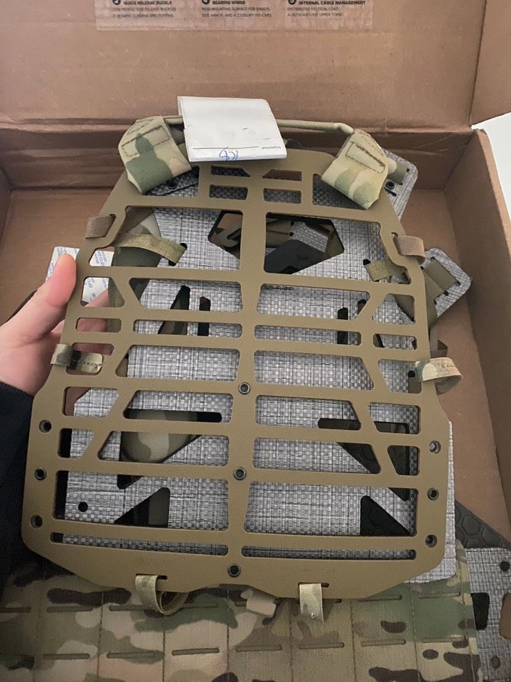 S&S Precision PlateFrame-Modular 2.0(PF-M™) Medium/Large Multicam ...