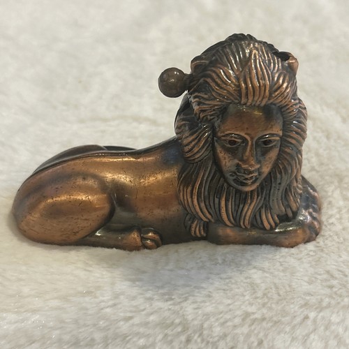 Very Unique Vintage Lion With Human Face Table Lighter (N17) | eBay