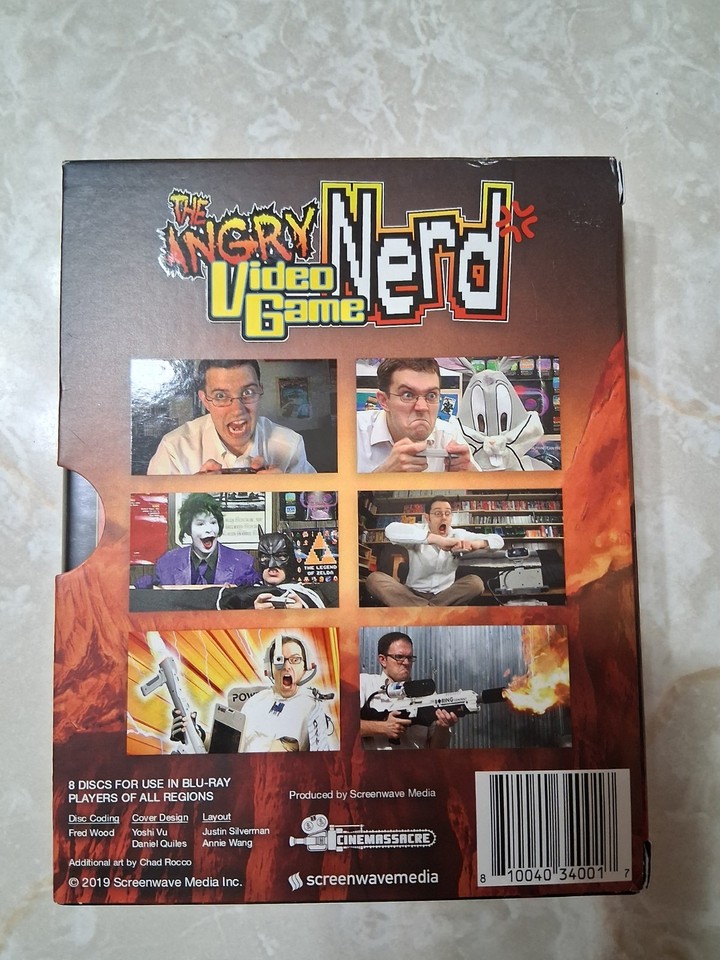 AVGN Angry Video Game Nerd BFG blu-ray collection with disc 9, Very ...