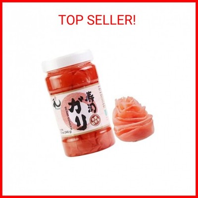 YUHO Pickled Sushi Ginger, Japanese Pink Gari Sushi Ginger Fat Free ...