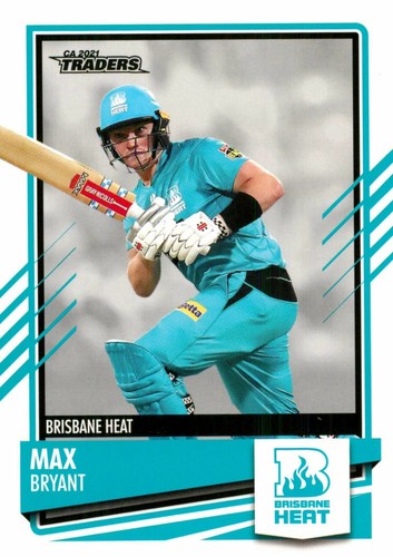 2021 2022 BRISBANE HEAT BBL Cricket Card MAX BRYANT Traders | eBay ...