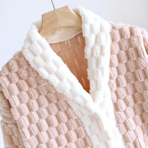 New Womens Bed Jacket Supersoft Fleece ButtonUp Pyjama Top Nightwear Lounge Wear | eBay