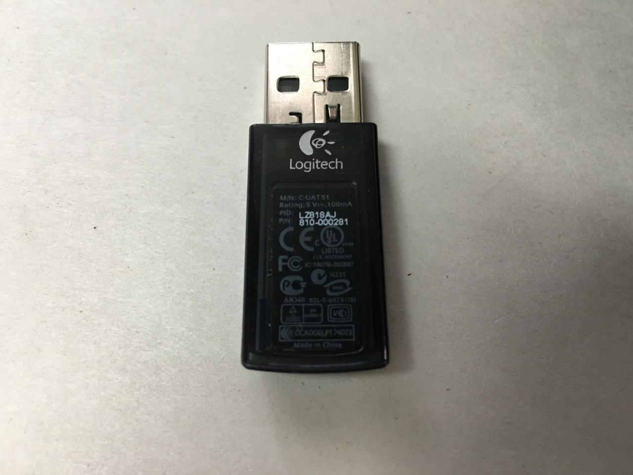 LOGITECH MX620 CORDLESS LASER MOUSE BLACK 810-000536 WITH USB DONGLE ...