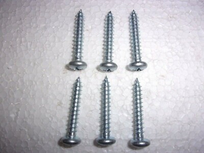 ARM REST BASE SCREWS 6 PC 68-69 CAMARO FIREBIRD 68-72 NOVA CHEVY II NEW ...