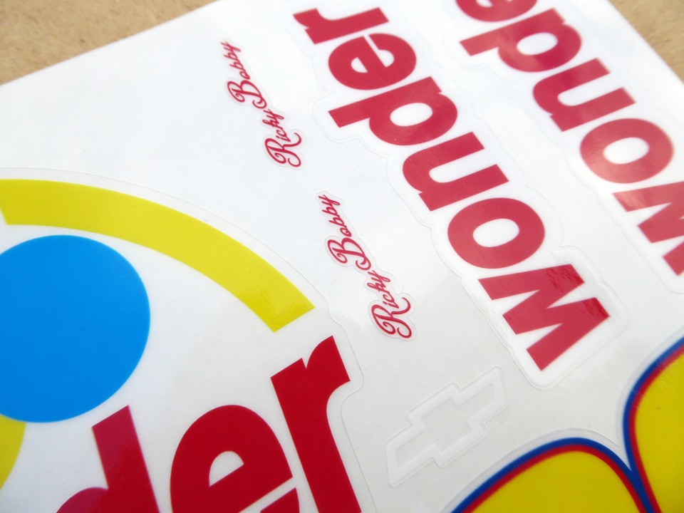 RC 10th SCALE Nascar 'TALLADEGA NIGHTS RICKY BOBBY' WONDER car Decals ...