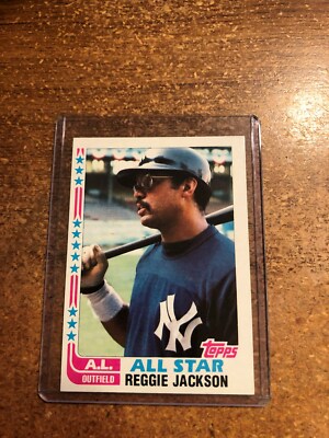 1982 Topps Baseball # 551 Reggie Jackson AL All Star Outfield | eBay