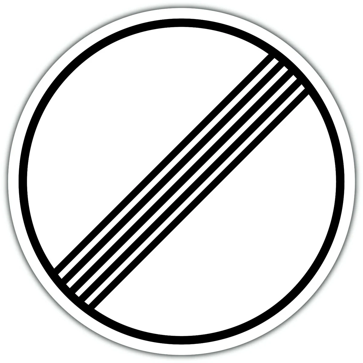 Autobahn Speed Limit Sign