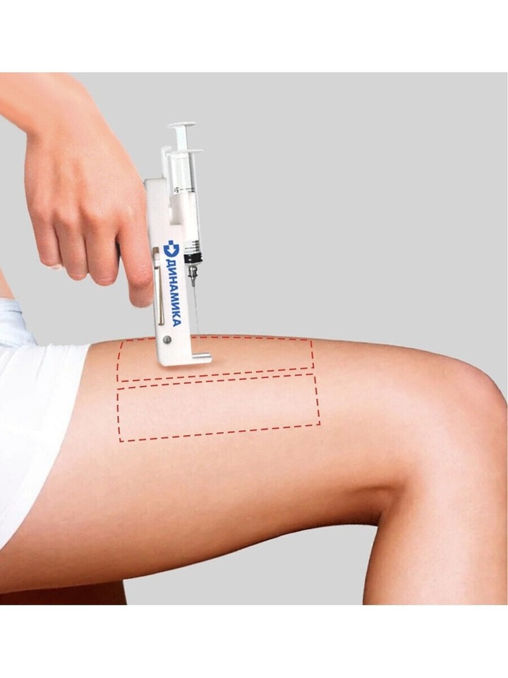 Self-administered injector gun for syringes 3&5ml Refillable Automatic ...