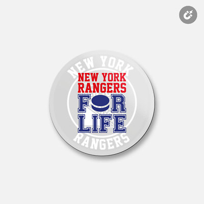 New York Rangers NHL | 4'' X 4'' Round Decorative Magnet | eBay