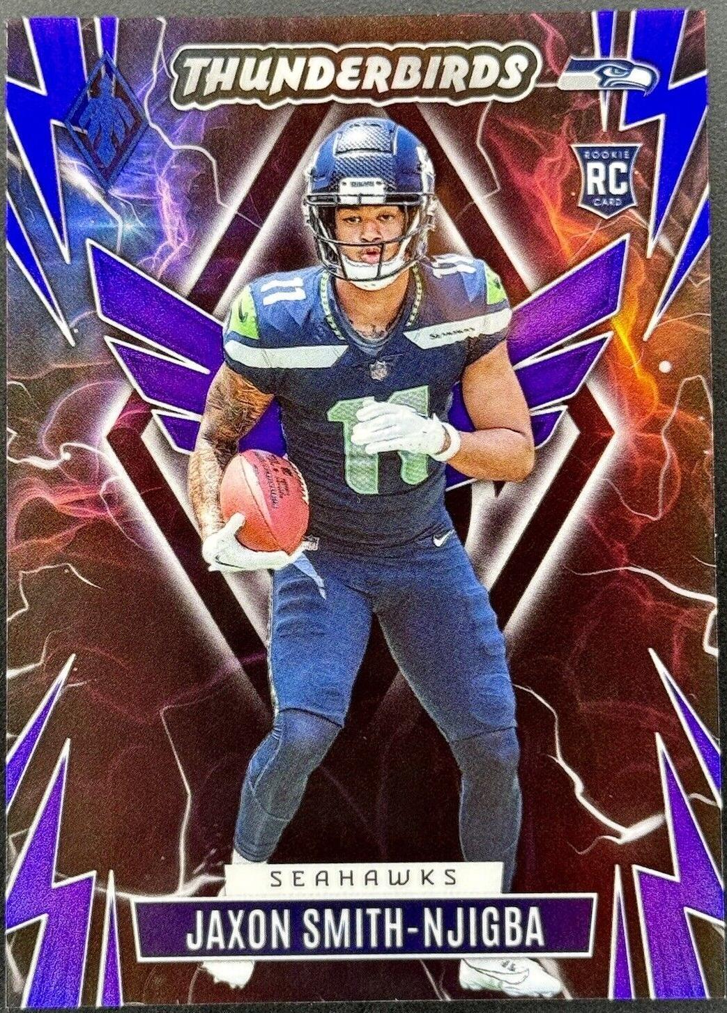 2023 Panini Phoenix - Thunderbirds Jaxon Smith-Njigba #TB-JSN Purple ...