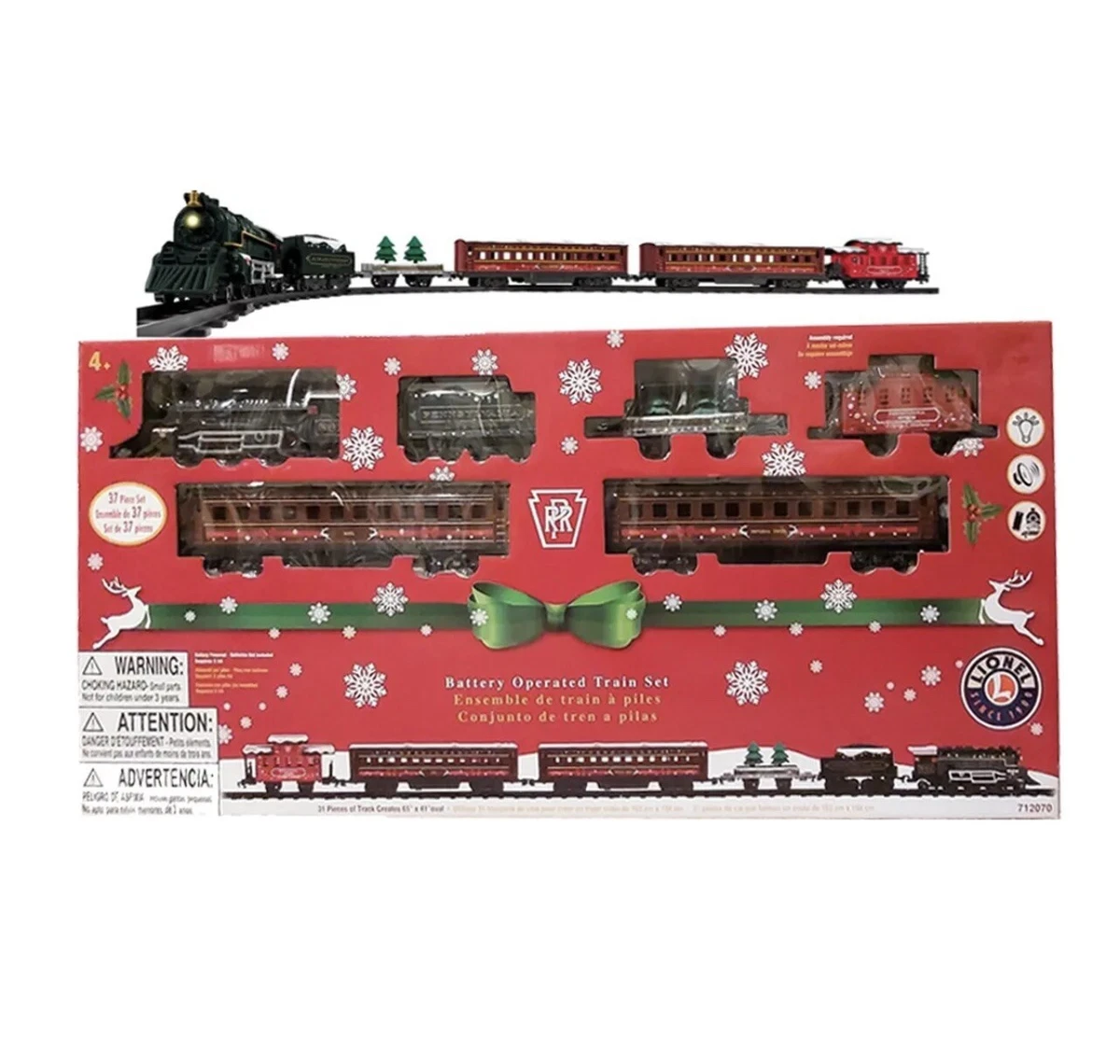 prices online Lionel Christmas Pennsylvania Flyer Passenger 37 Pcs ...