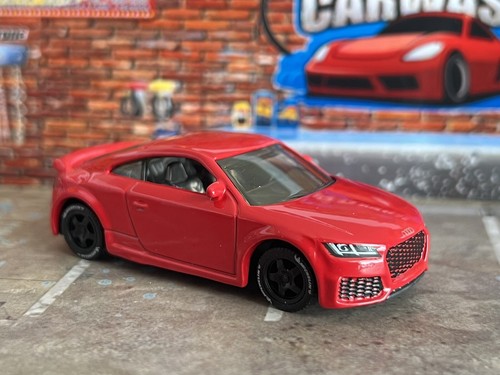 Matchbox 1:64 2019 Audi TT RS Coupe 49/102 Red Real Rider Wheel Swapped ...