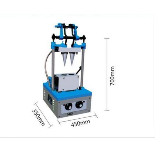 NEW Commercial Automatic Ice Cream Cone Maker Machine Double Cones ...