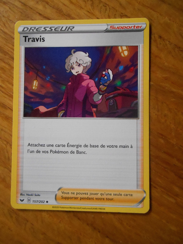Carte Pokémon Travis 157/202 (Epée et bouclier) | eBay