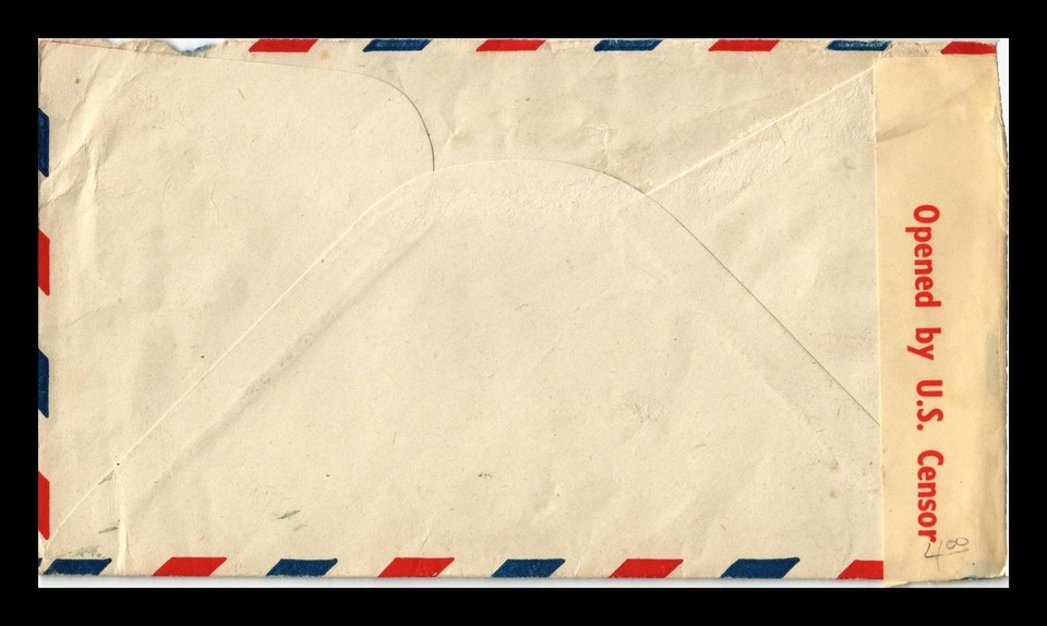 US COVER WORLD WAR II ARMY CENSORED AIR MAIL APO 704 | eBay