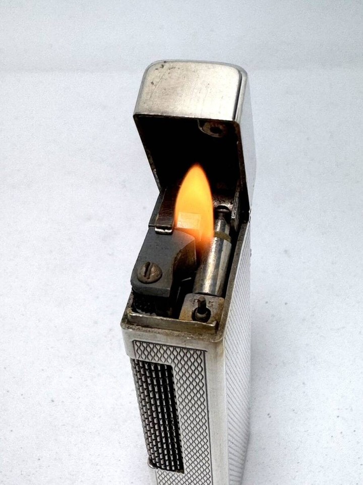 Rare Dunhill antique lighter early model silver d290 | eBay