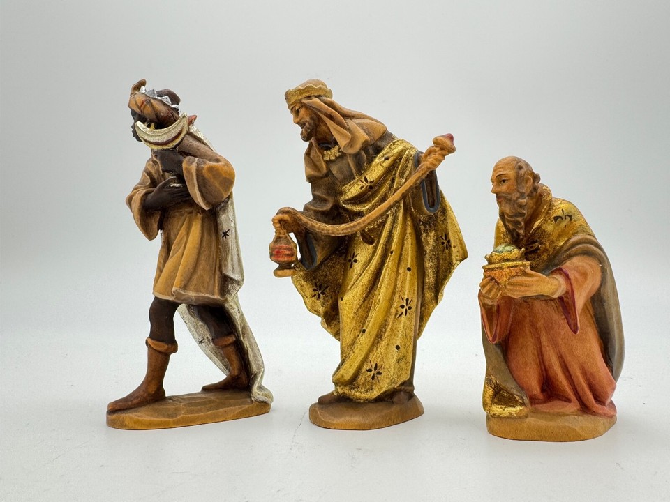 Anri 18 piece Nativity set incl. Stable | eBay