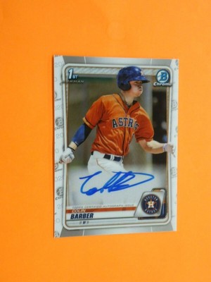 Colin Barber 2020 BOWMAN CHROME AUTO Card #CPA-CBA ASTROS | eBay