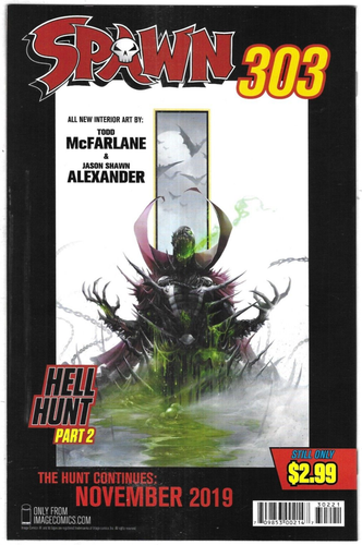 Spawn Comic 302 Virgin Variant 2019 Todd McFarlane Jason Shaw Alexander ...