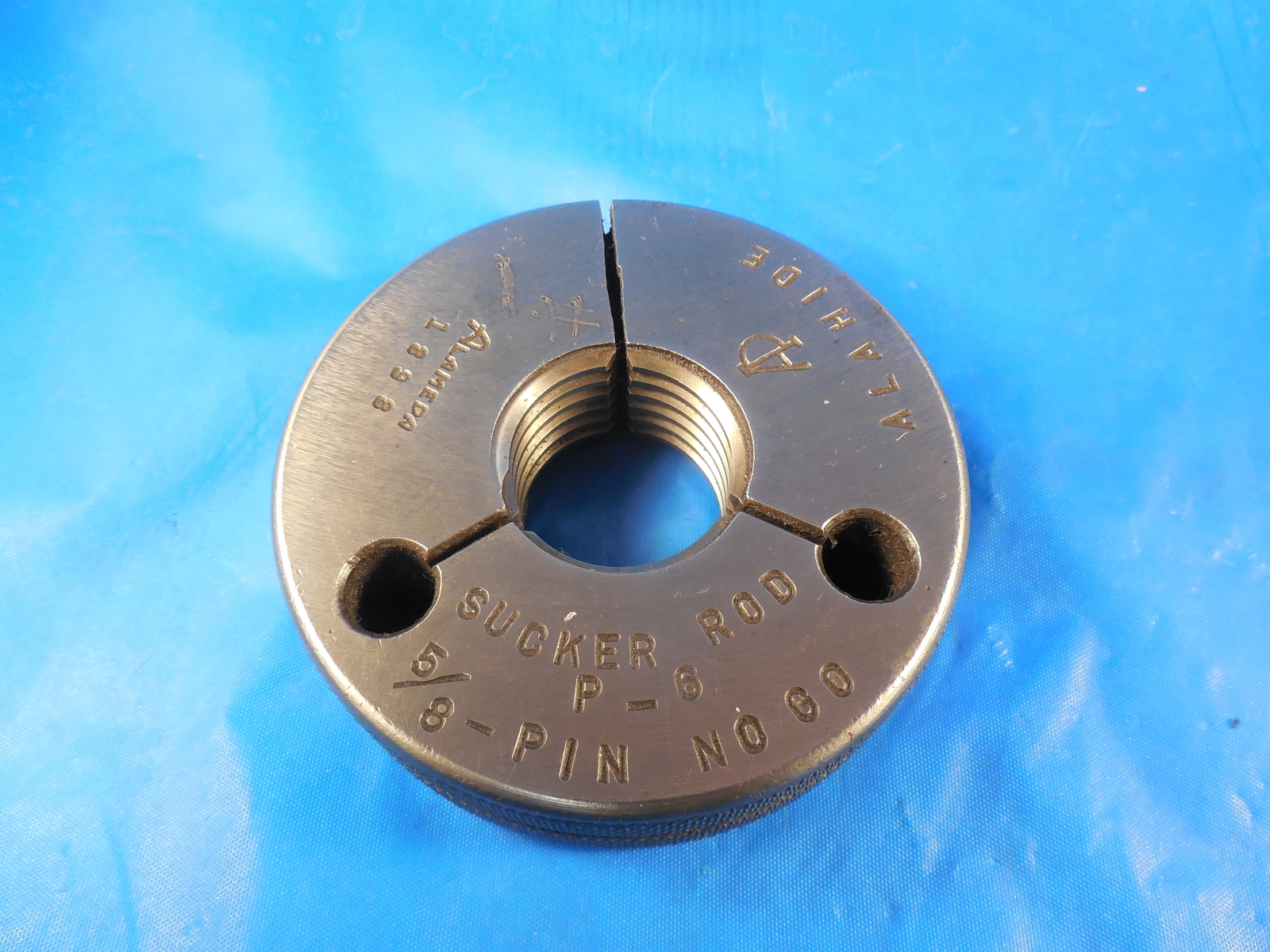5/8 PIN P-6 SUCKER ROD THREAD RING GAGE .625 NO GO ONLY QUALITY ...