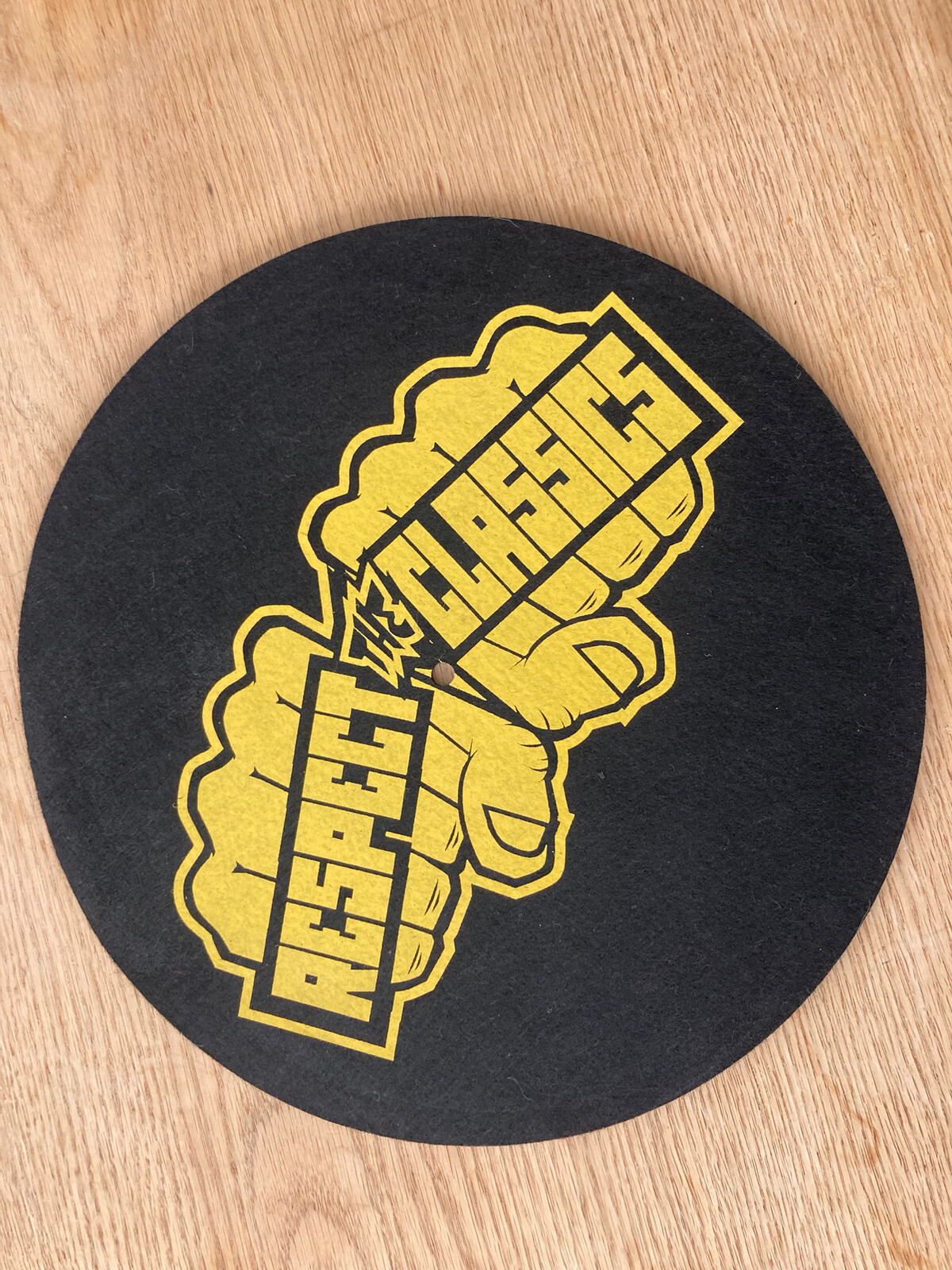 Turntable Felt Slip Mat - 12” - DJ Slipmat - “Respect The Classics” | eBay