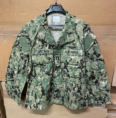 GENUINE US NAVY SEALS AOR2 NWU TYPE III SHIRT BLOUSE MINT NEW !! MEDIUM ...