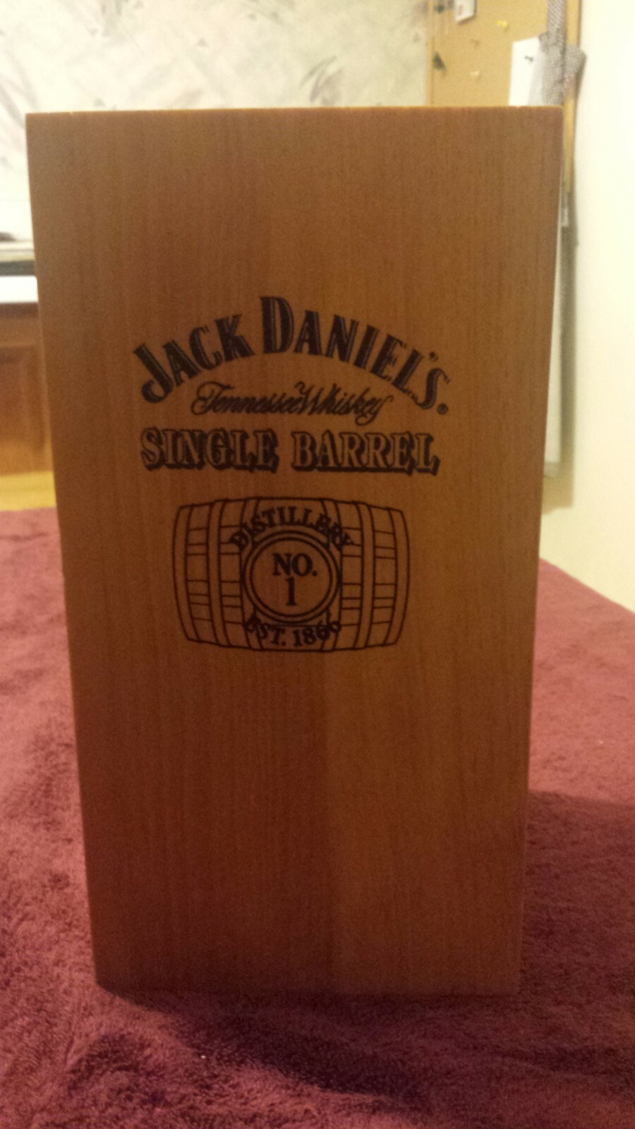 Jack Daniels Single Barrel Wooden Display Box -rare | eBay