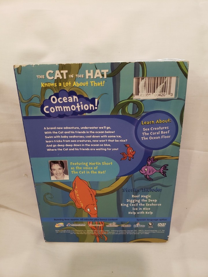 The Cat in the Hat Knows a Lot About That: Ocean Commotion (DVD, 2012 ...