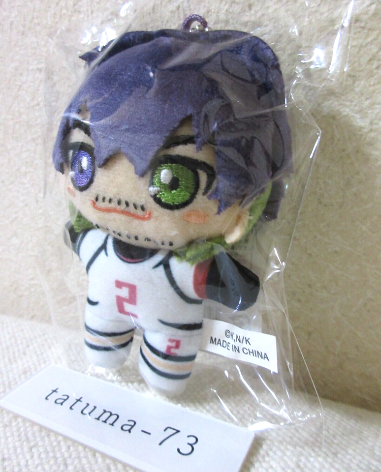 Blue Lock Exhibition 2023 Oliver Aiku Chain Mascot Plush Doll Toy 10cm ...