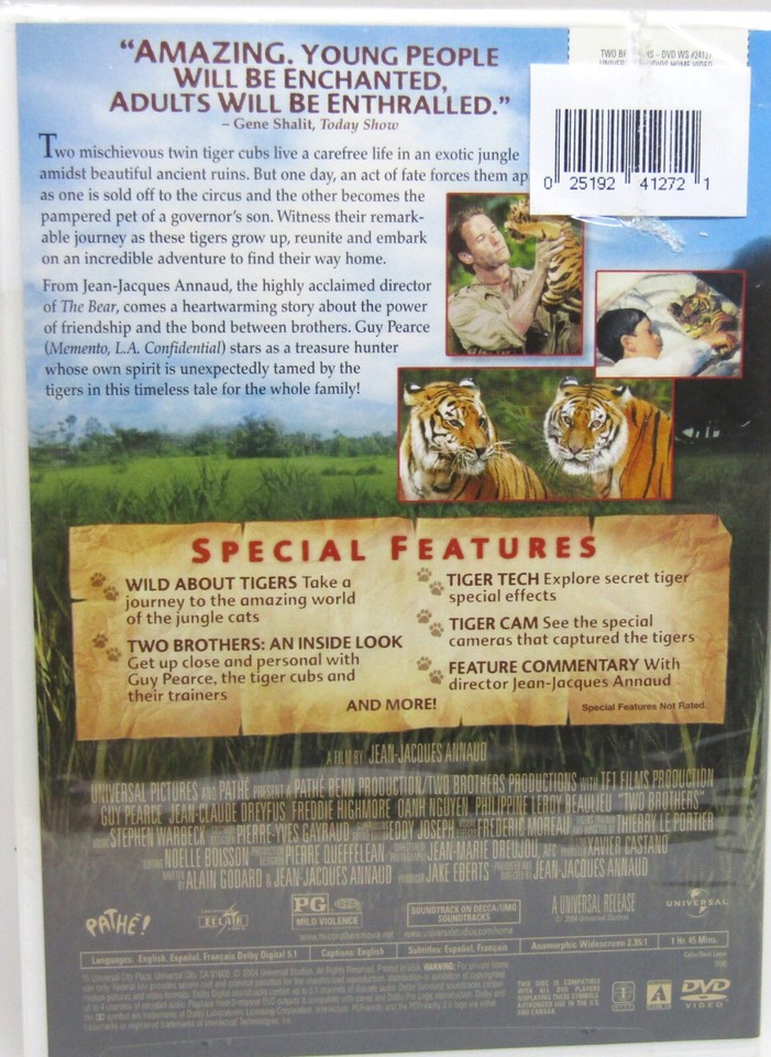 Two Brothers (DVD, 2004) 25192412820 | eBay
